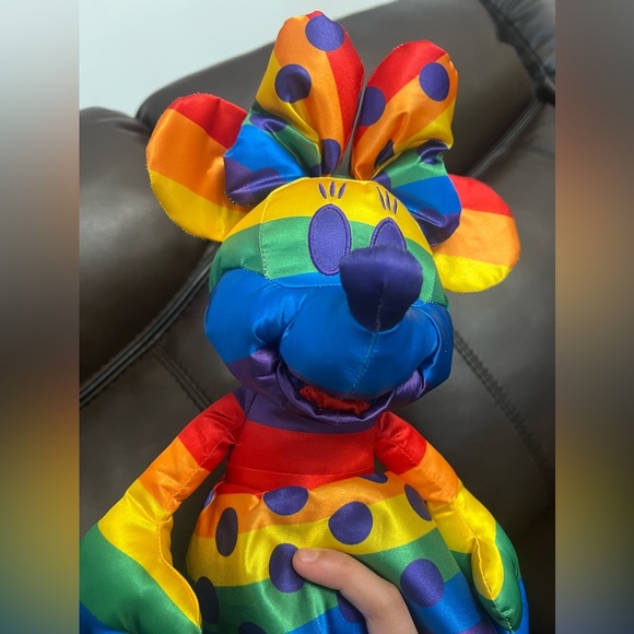 Disney | Toys | Minnie Mouse Rainbow Stuff Animal Disney Parks Rainbow ...